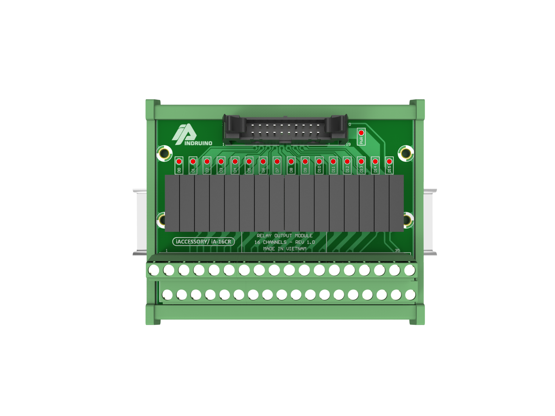 I/O : OUPUTS RELAY 16-CHANNELS MODULE