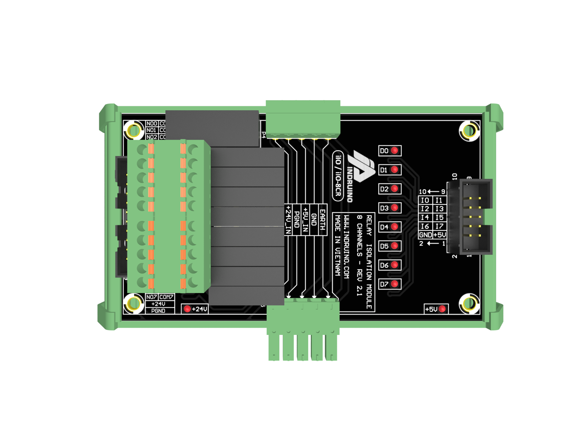 I/O : iCB-8DO/RLY-ISOLATION-MODULE